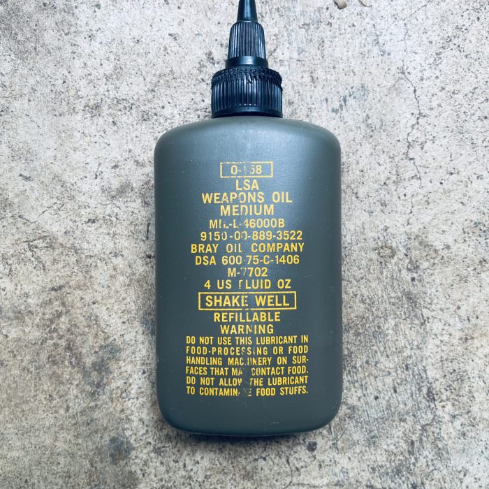 US Military Issue Vietnam Era LSA Weapons Oil, Medium Q-158 Full – Onyx ...