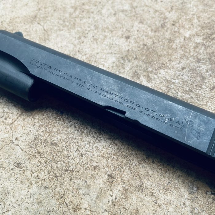 Original Colt “Service Model Ace” Marked Conversion Unit Slide – Onyx ...