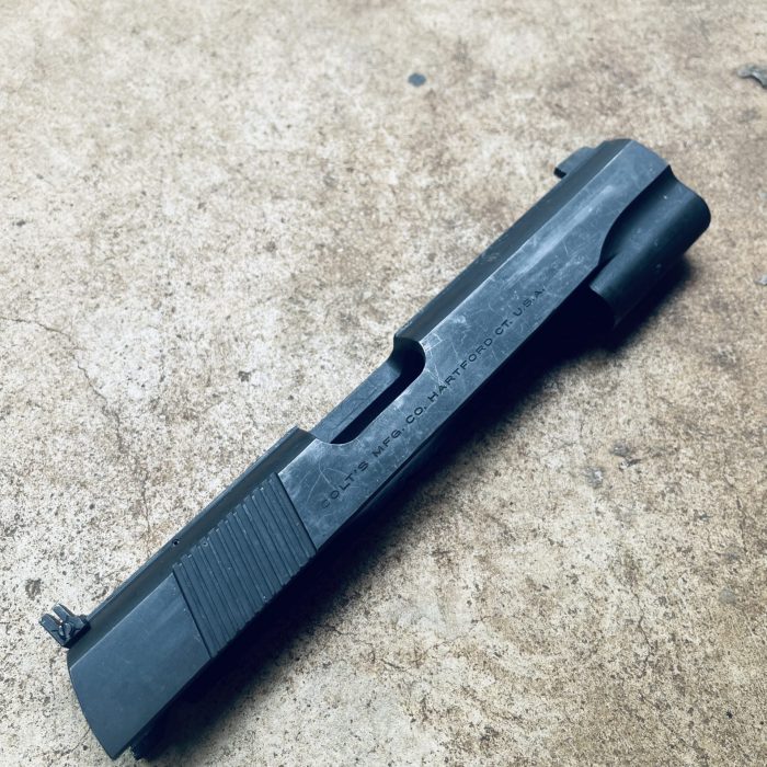 Original Colt Ace Conversion Unit Slide, Front and Rear Sight, Post War ...